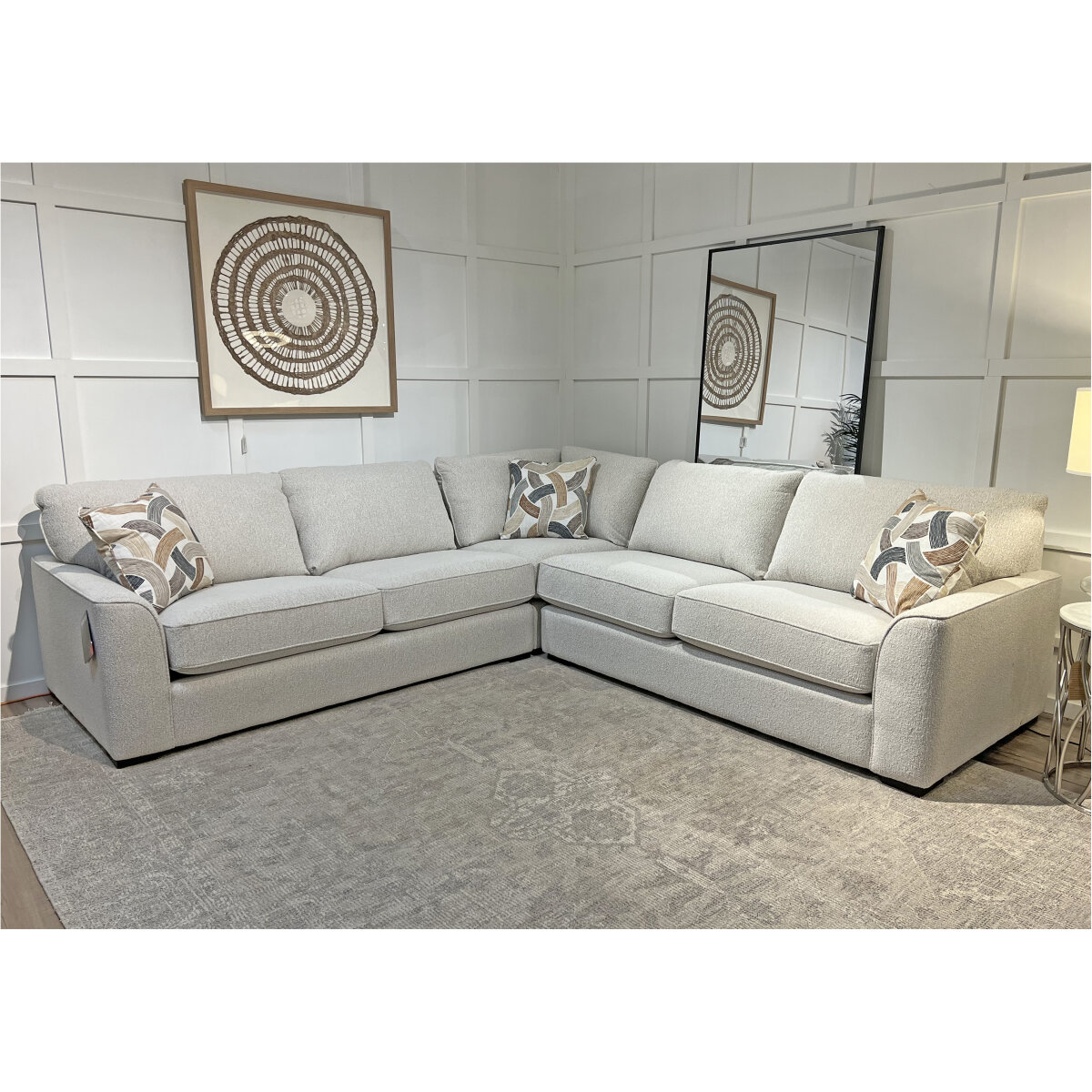 Spritz Ivory Sectional with Pillows – Talsma Furniture - West Michigan ...