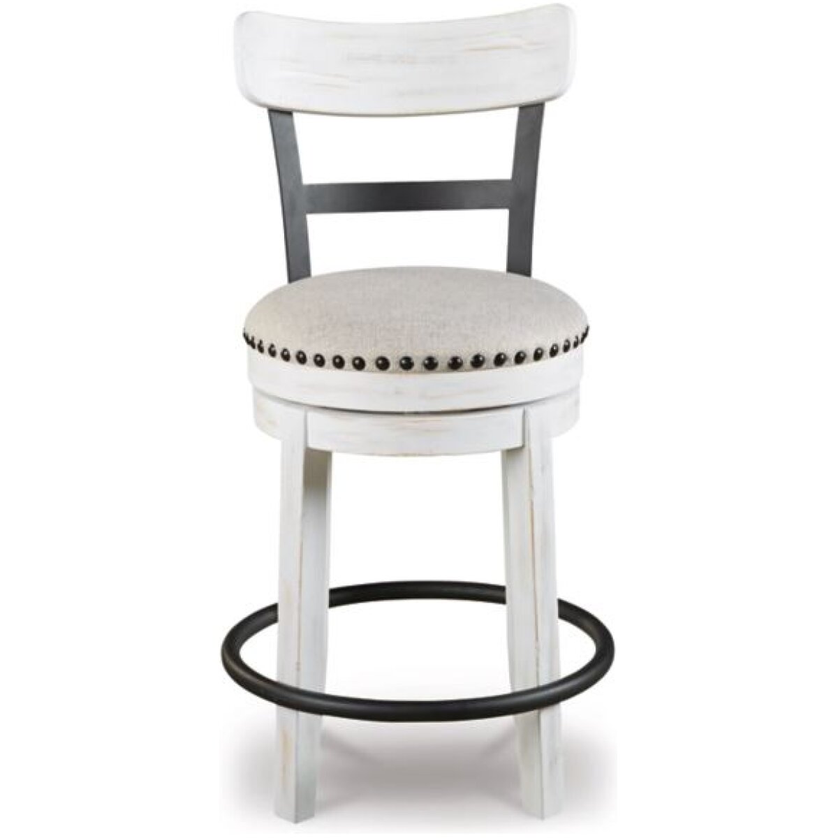 Valebeck Counter Height Upholstered Backless Swivel Stool – Talsma ...