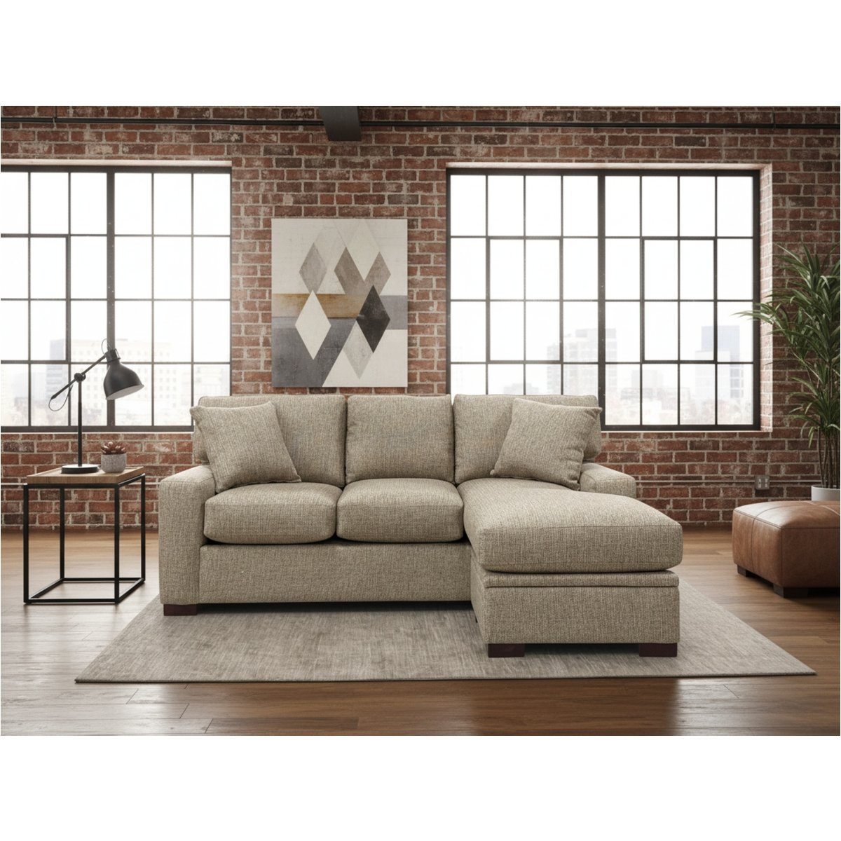 Sable Queen Sleeper Chaise with Pillows – Talsma Furniture - West ...