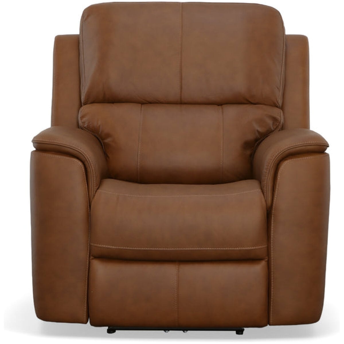 Hudson Power Leather Recliner Caramel – Talsma Furniture - West ...