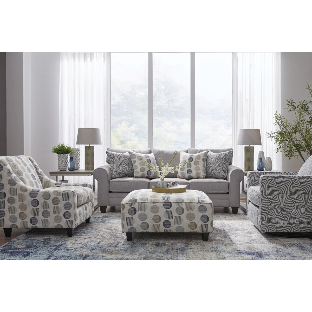 Amos Pebble Sofa with Pillows – Talsma Furniture - West Michigan's ...